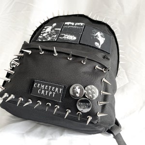 Crypt Spiked Backpack - Etsy