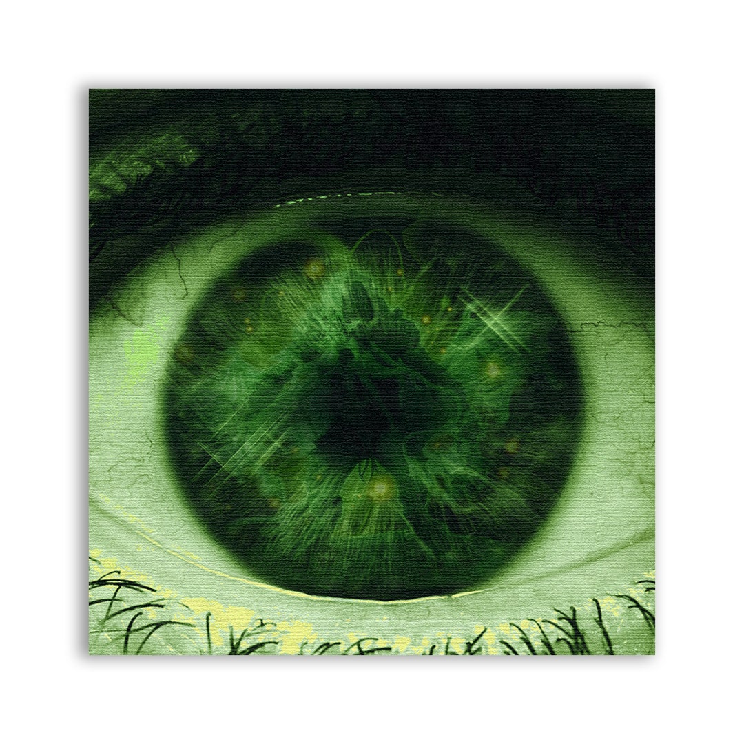 Close up Green Eye Patch - Etsy