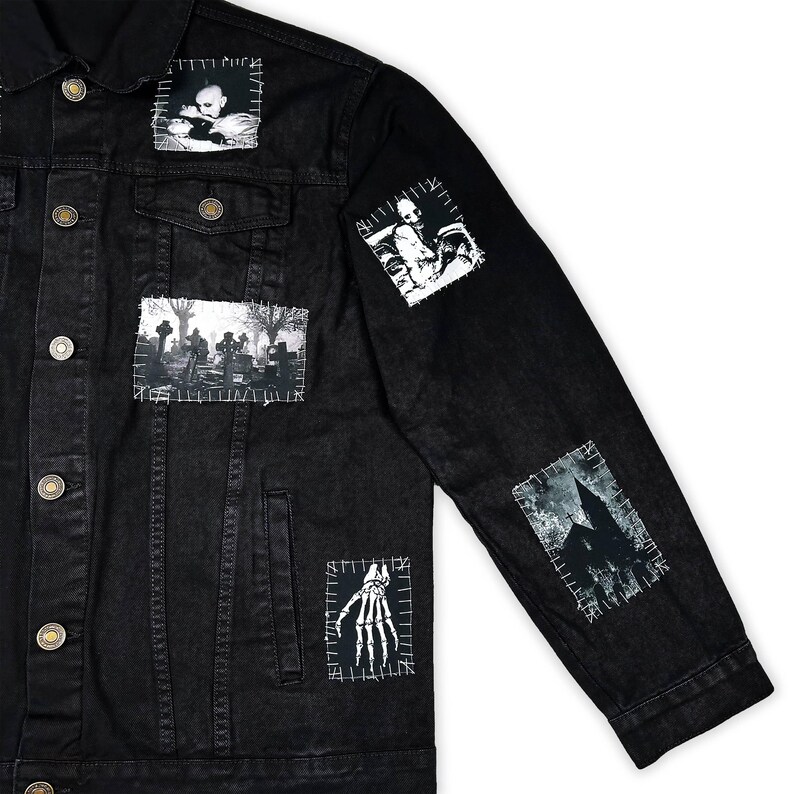 Grave Cult Denim Jacket - Etsy
