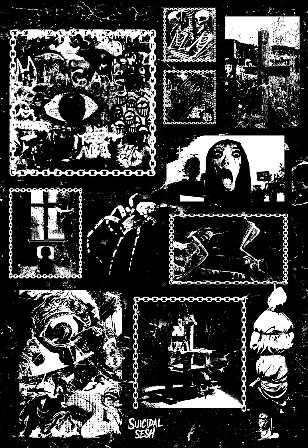 Horror Back Patch - Etsy