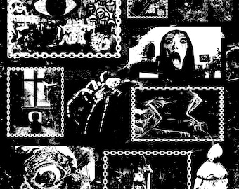 Horror Back Patch - Etsy