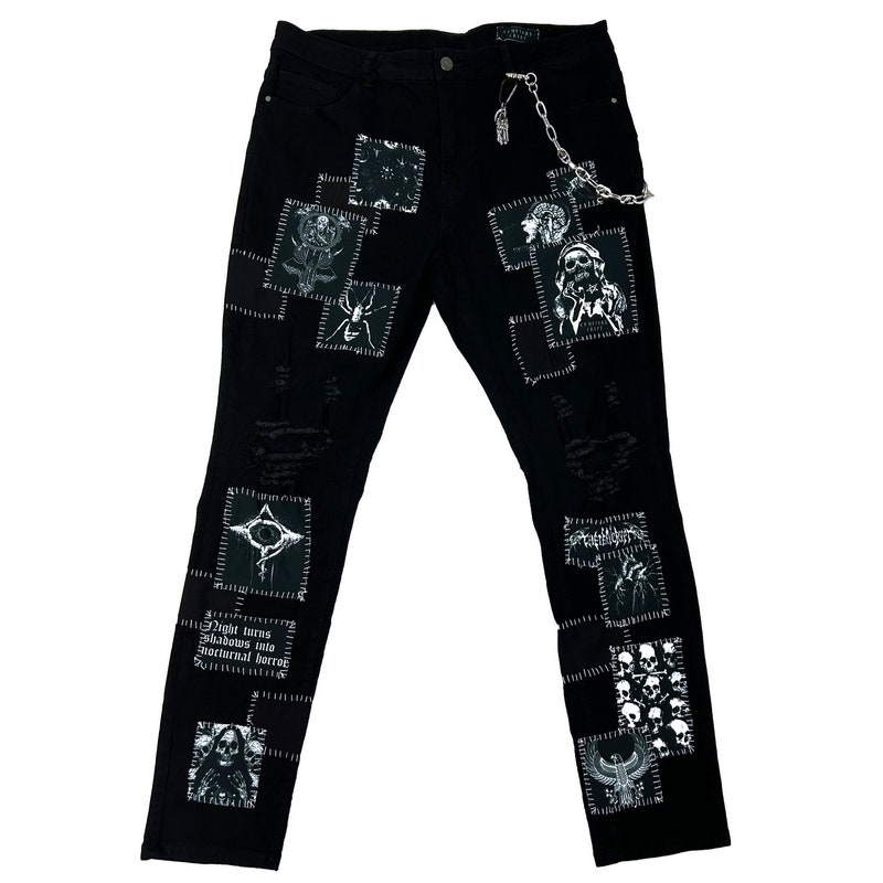Goth Jeans - Etsy