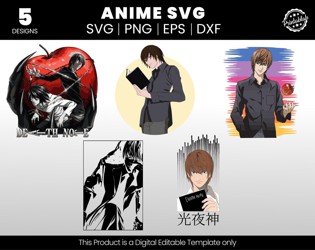 Anime Bundle Anime Merch Anime Bundle SVG Digital Down Load Japanese ...