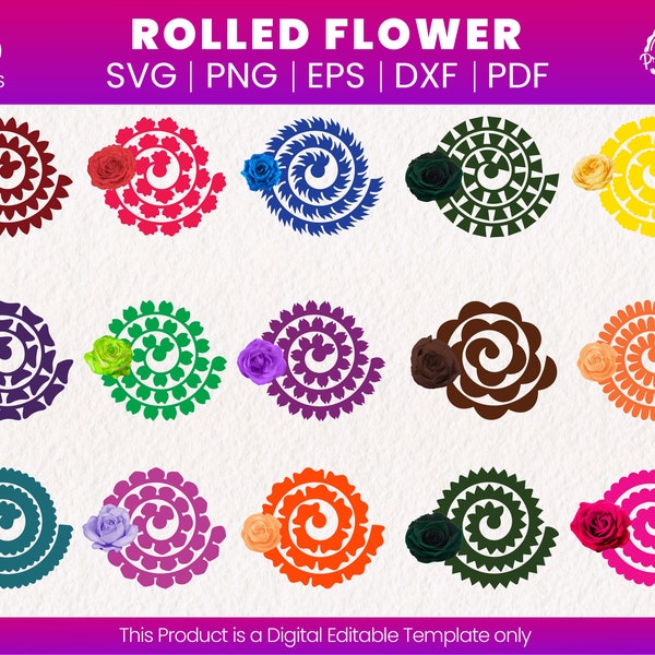 Flower Svg Files - Etsy