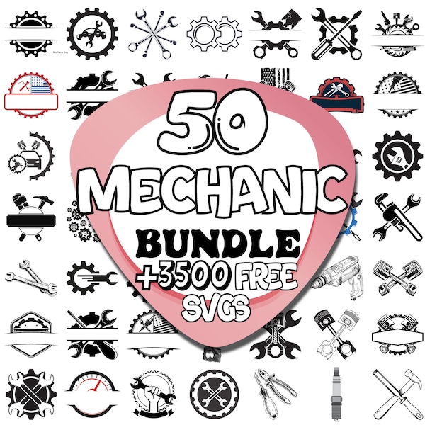 Mechanic Svg - Etsy