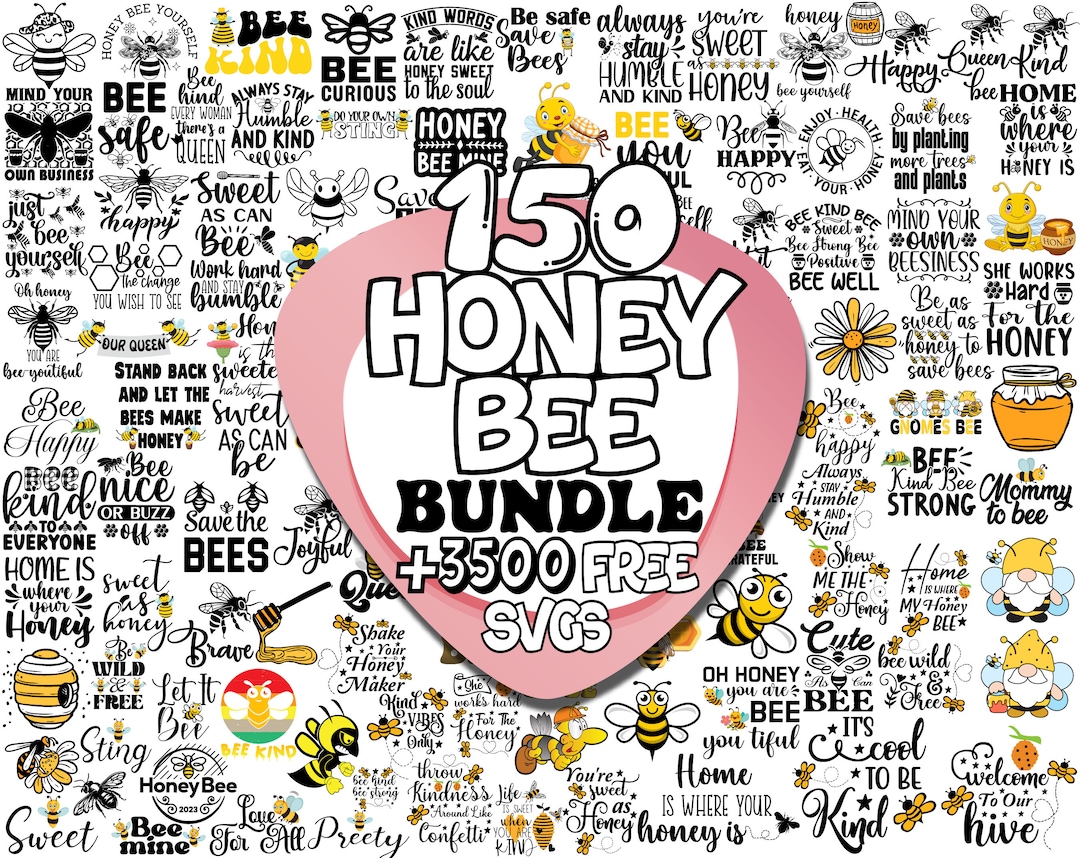 Paquete de abejas svg / abeja tipo svg / abeja feliz svg / - Etsy México