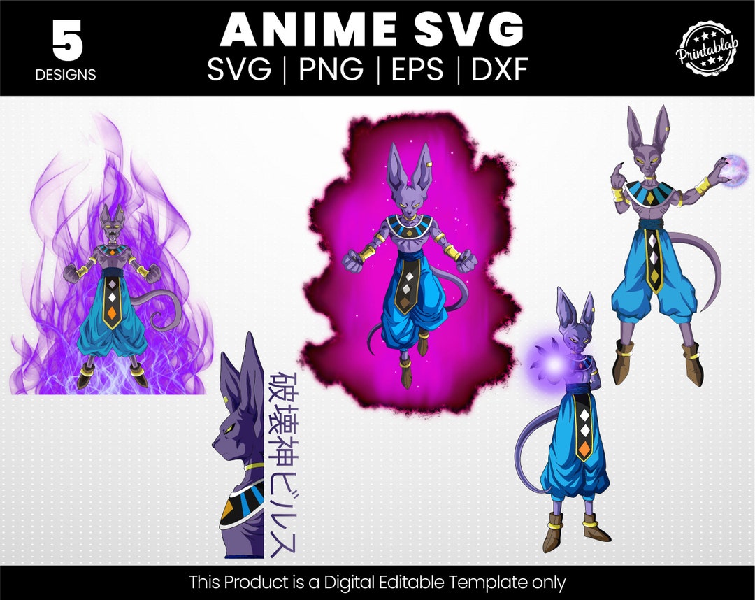 Anime Bundle Anime Merch Anime Bundle SVG Digital Down Load Japanese ...