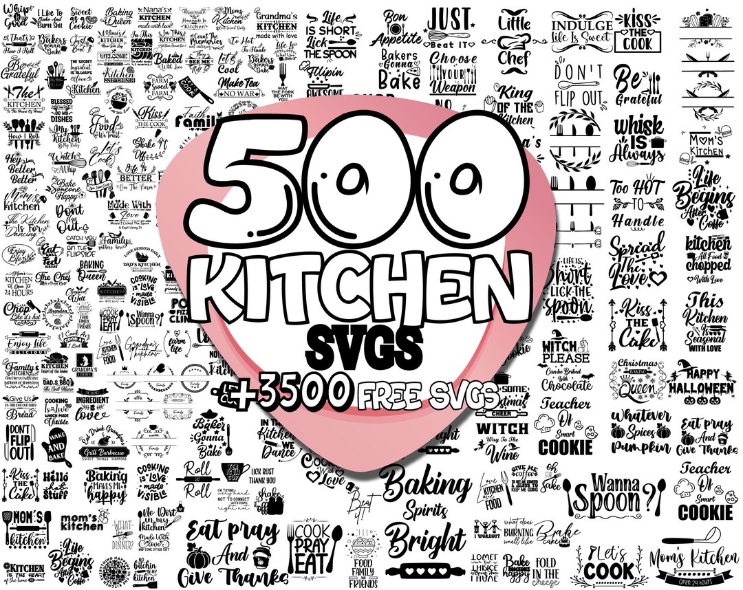 Diseños de cocina Svg / Tabla de cortar Svg / Toalla de cocina Svg ...