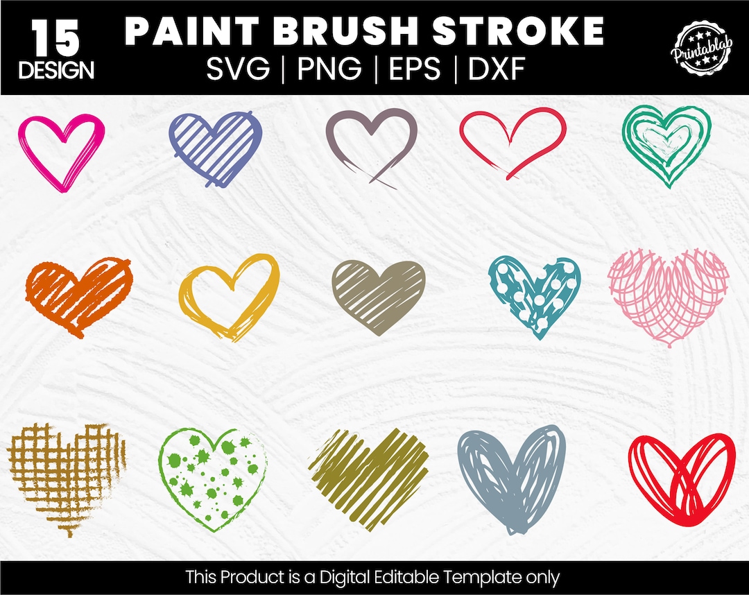 Paint Brush Stroke Svg Paint Brush Svg Brush Stroke Svg Keychain Svg ...