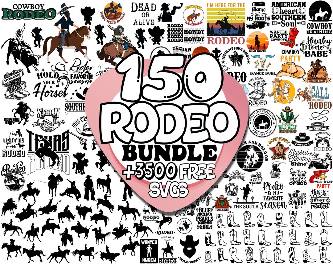 Rodeo Svg / Música Country Svg / Vaquera Svg / Rodeo Svg Bundle / Rodeo ...