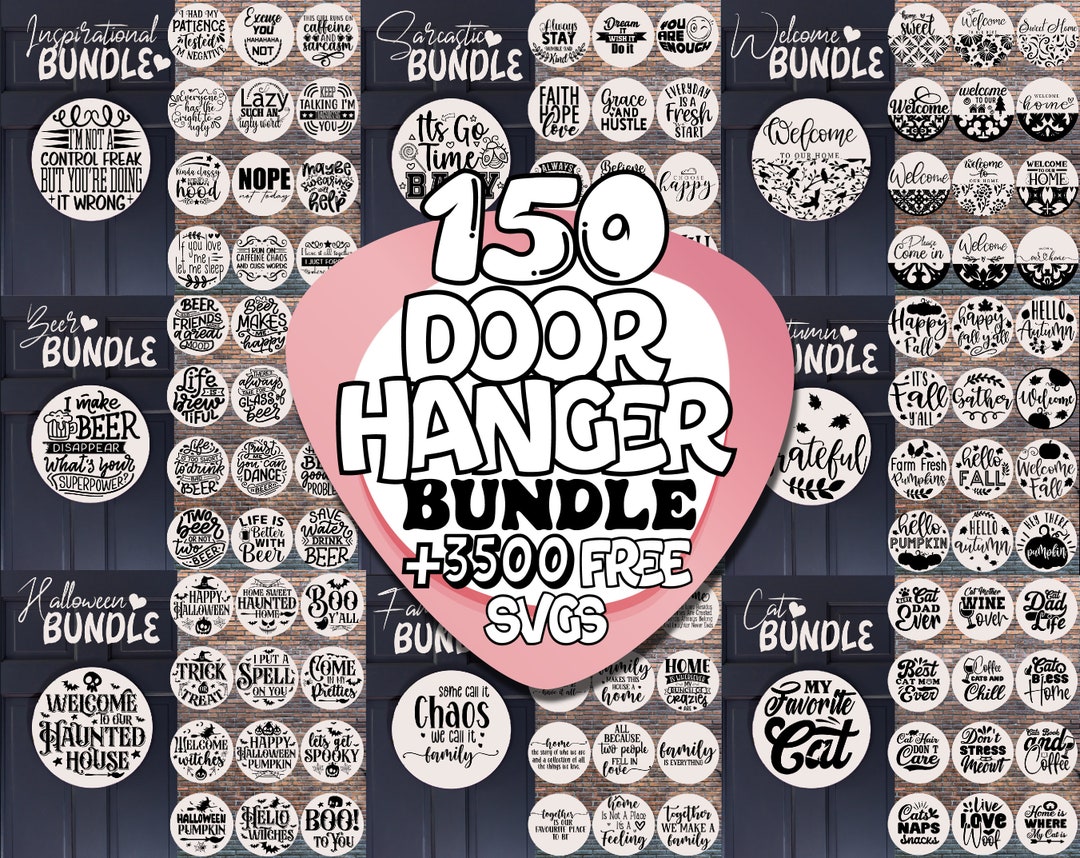 Door Hanger Svg Home Svg Bundle Family Svg Welcome Svg - Etsy New Zealand