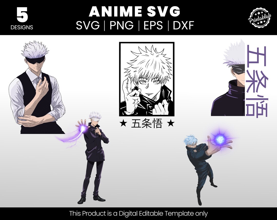 Anime Bundle Anime Merch Anime Bundle SVG Digital Down Load Japanese ...