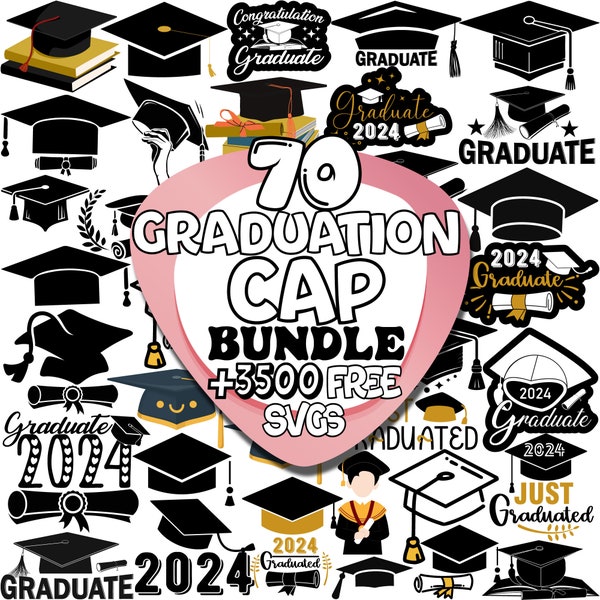 Graduation Cap Svg - Etsy