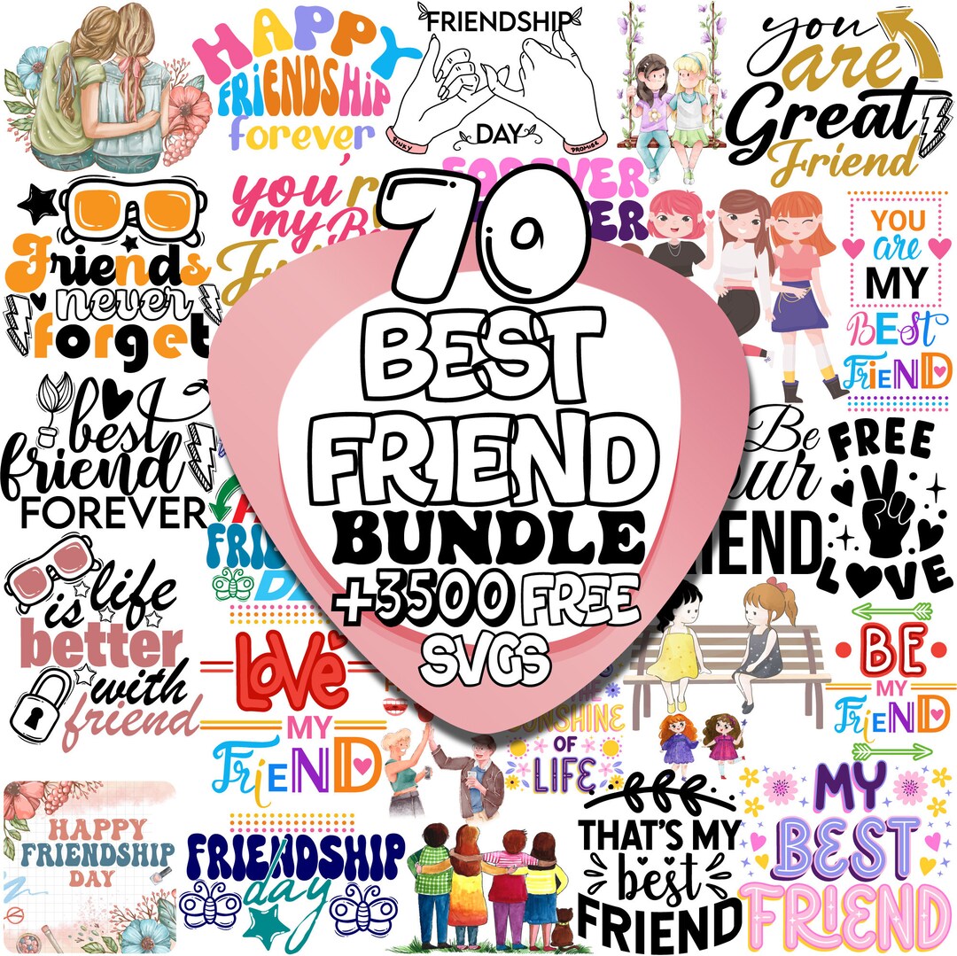 Best Friends Png Bundle Best Friend Svg Best Friends Clipart Soul ...