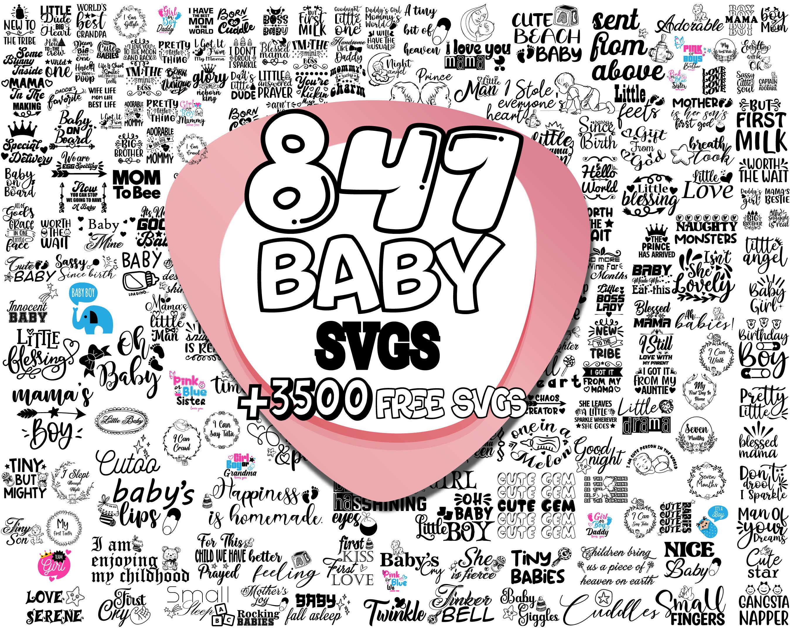 Baby SVG Bundle Baby Milestone Svg Newborn SVG Bundle - Etsy UK