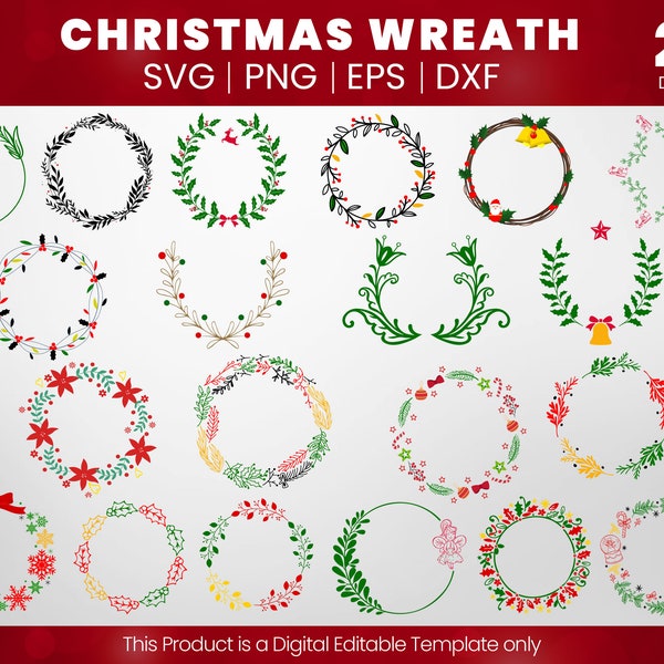 Christmas Frame Svg - Etsy