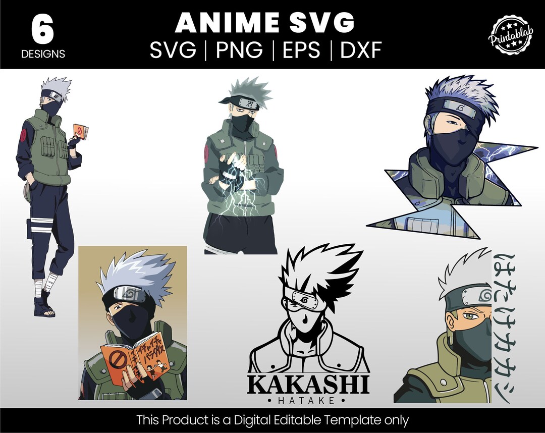 Anime Bundle Anime Merch Anime Bundle SVG Digital Down Load Japanese ...