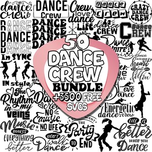 Dance Crew Svg Bundle Dance Svg Dance Team Svg Dance Crew Png Dancer ...