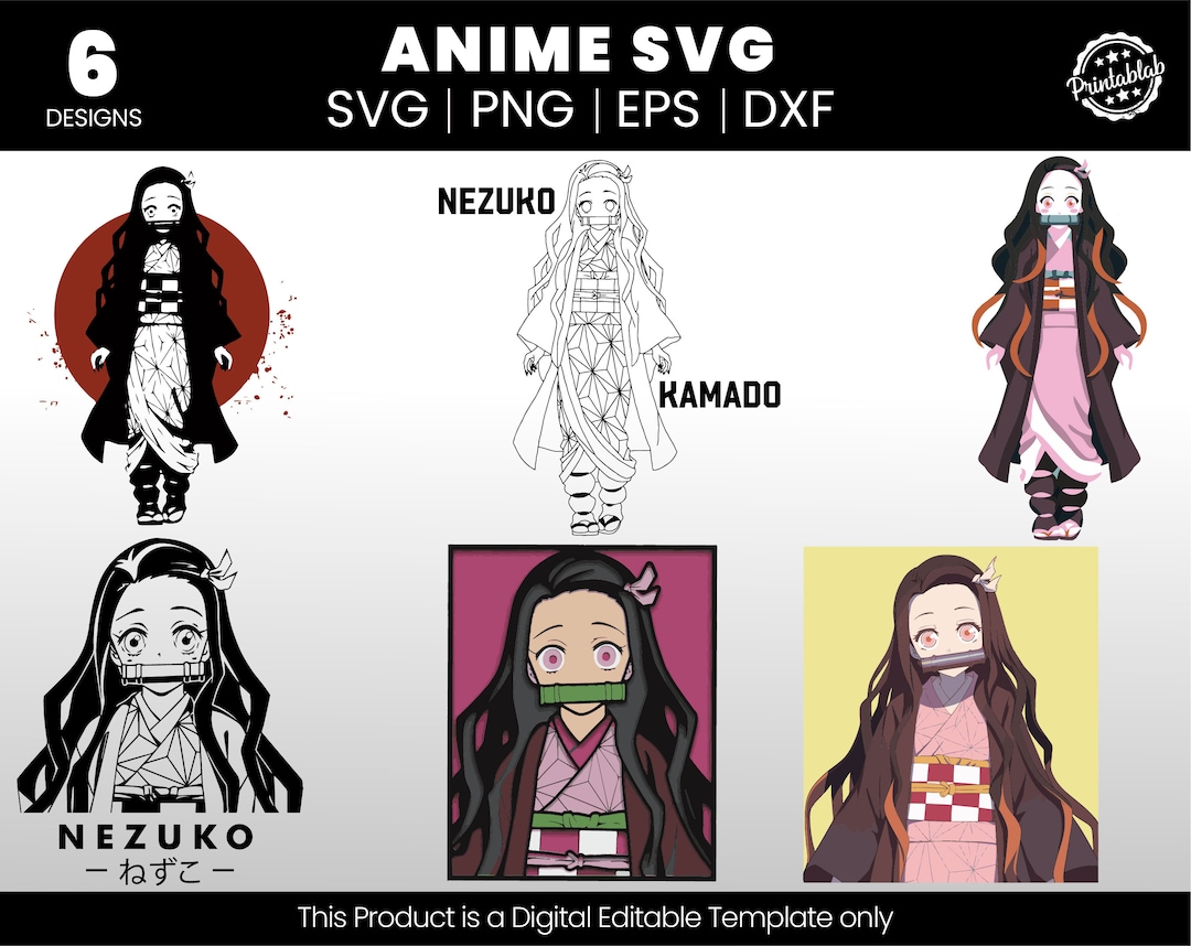 Anime Bundle Anime Merch Anime Bundle SVG Digital Down Load Japanese ...