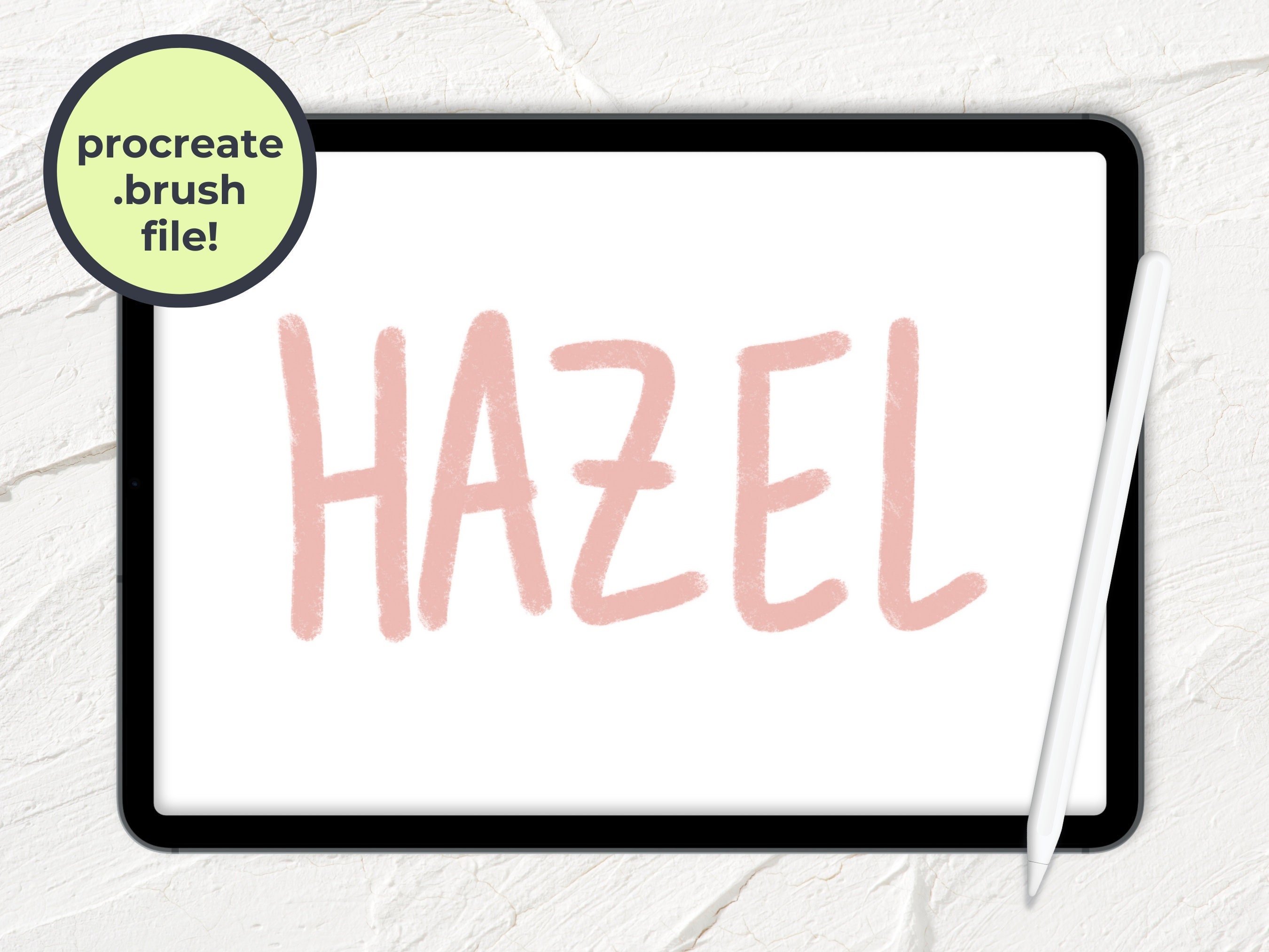 Hazel Brush, Procreate .brush File, Procreate Brush for Ipad, Procreate ...