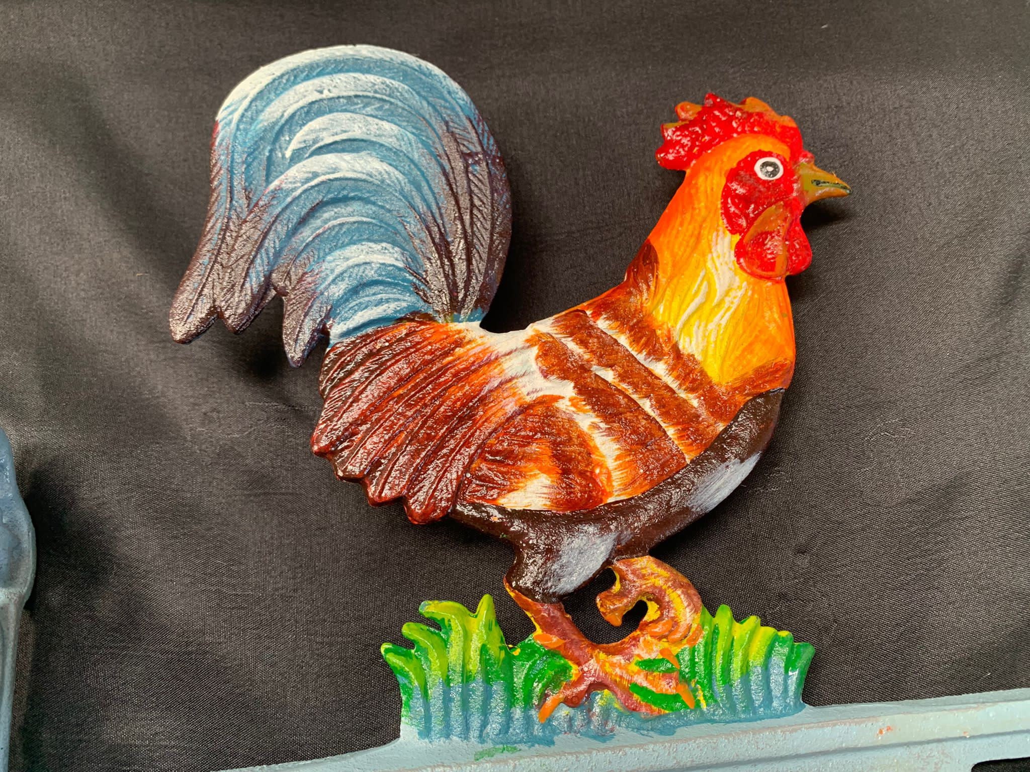 CAST Iron COCKEREL Wall Mounted WELCOME Sign for Home or - Etsy UK
