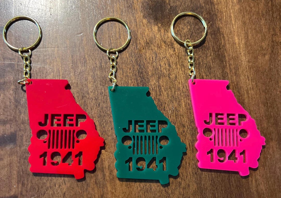 Georgia Grille Key Chain off Road Vehicle - Etsy