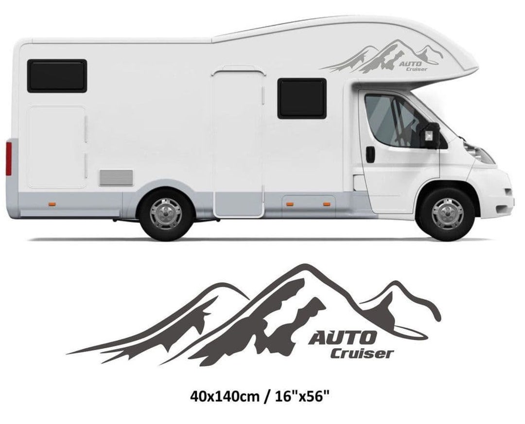 No.824 Universal Fitting Motorhome Caravan Graphics Decals Stickers ...