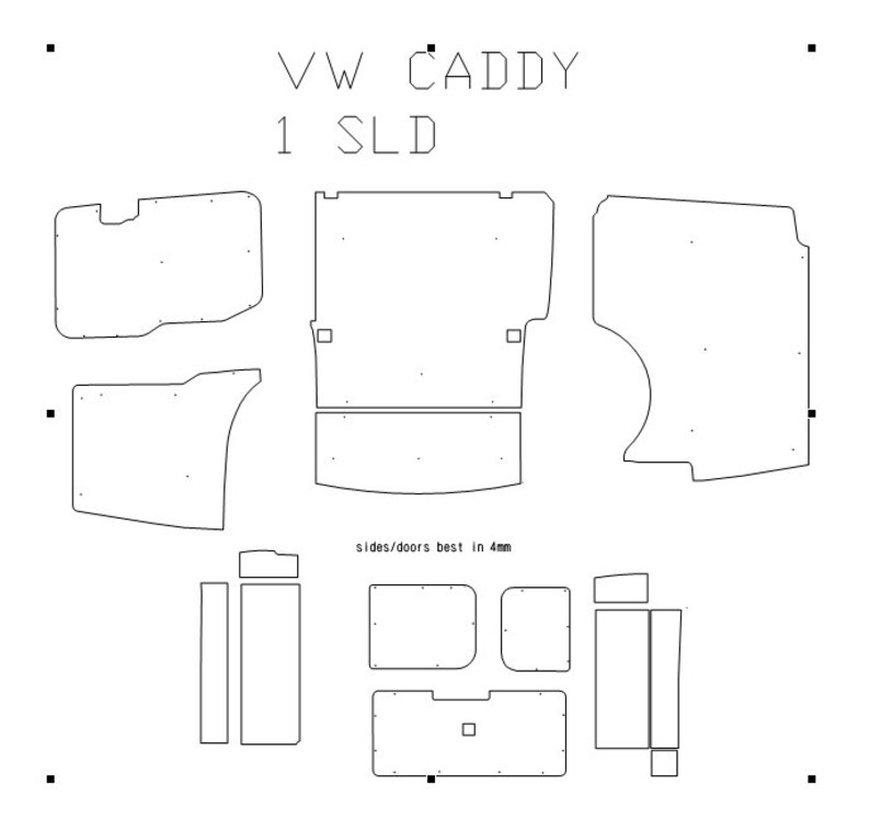 Ply Lining Templates DXF Files, Cad Files Ready to Cut, Over 110 Files ...