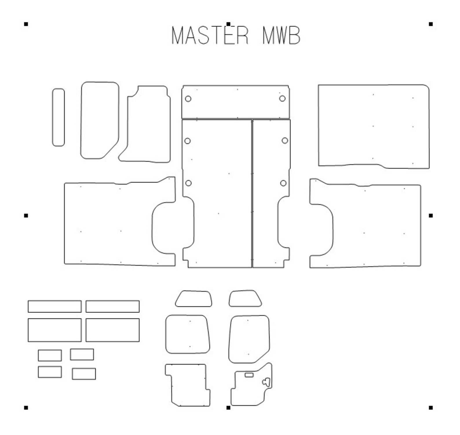 Ply Lining Templates DXF Files Cad Files Ready to Cut Over | Etsy India