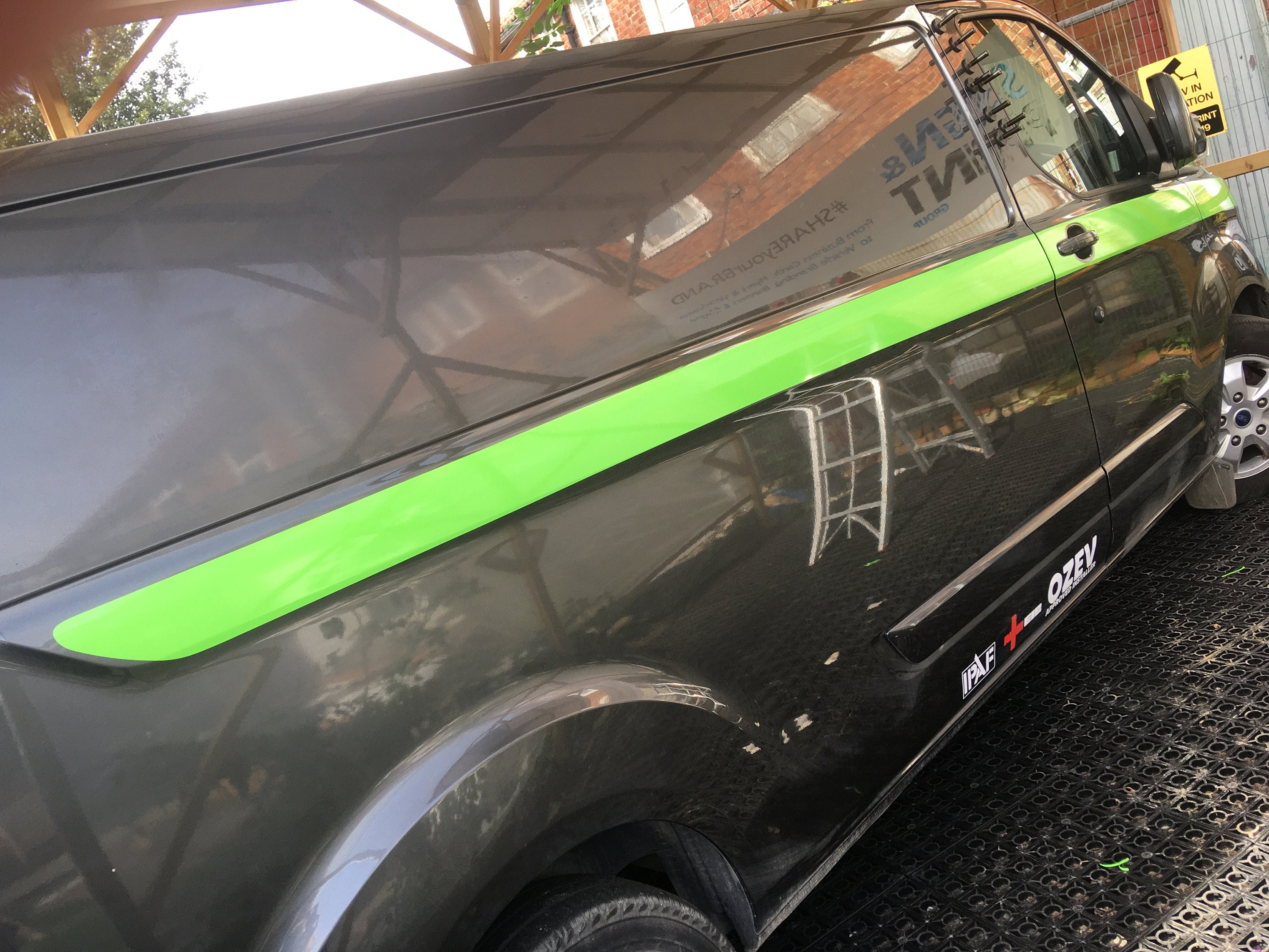 Ford Transit Custom Compatible Side Stripes Graphics Decals Any Colour ...