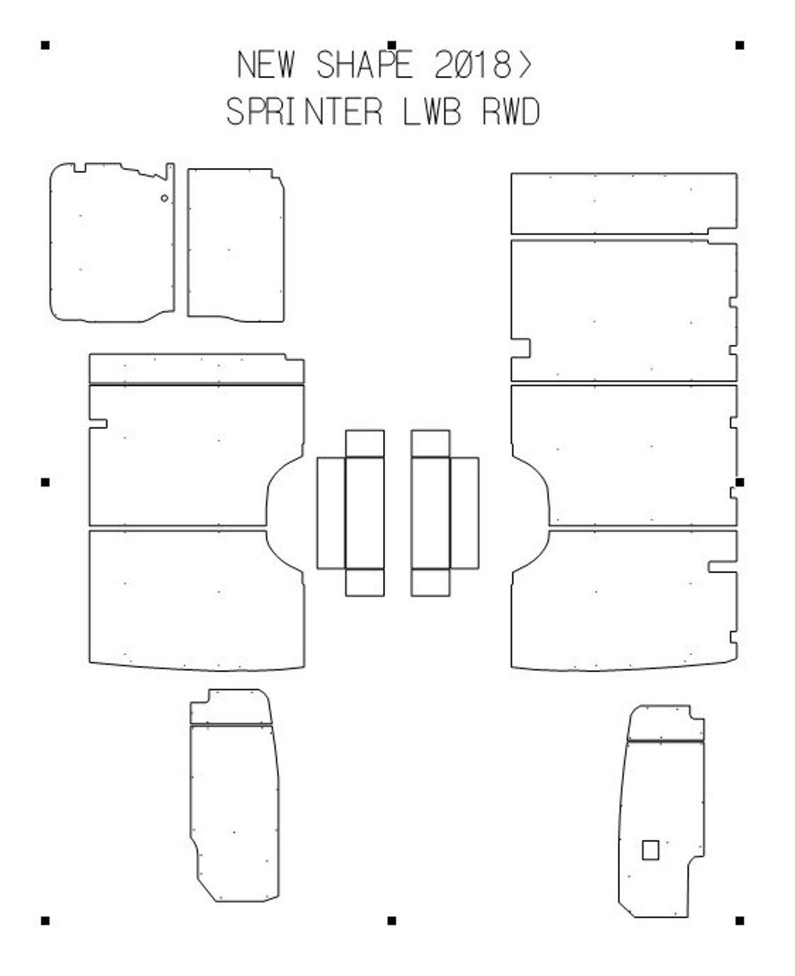 Ply Lining Templates DXF Files, Cad Files Ready to Cut, Over 110 Files ...