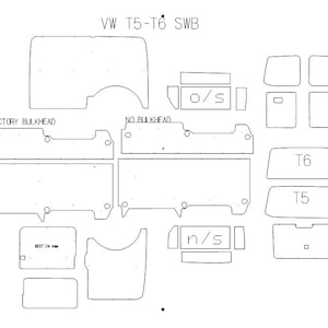 Ply Lining Templates DXF Files Cad Files Ready to Cut Over | Etsy