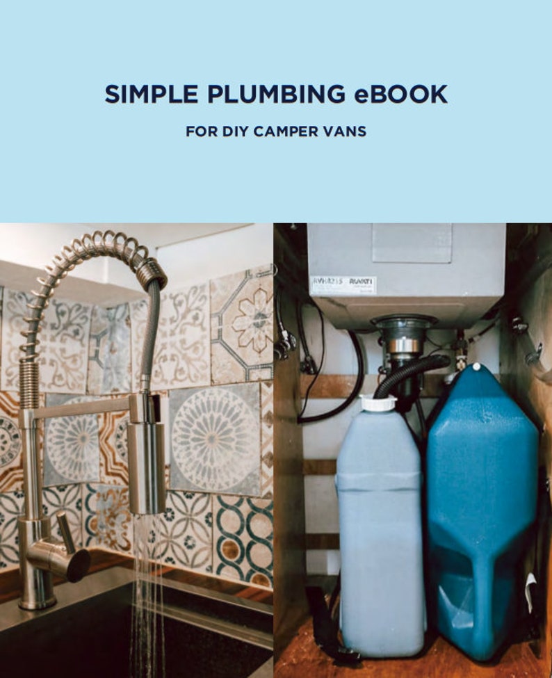 Camper Van Conversion Plumbing Book, Diagrams and Instructions How to ...
