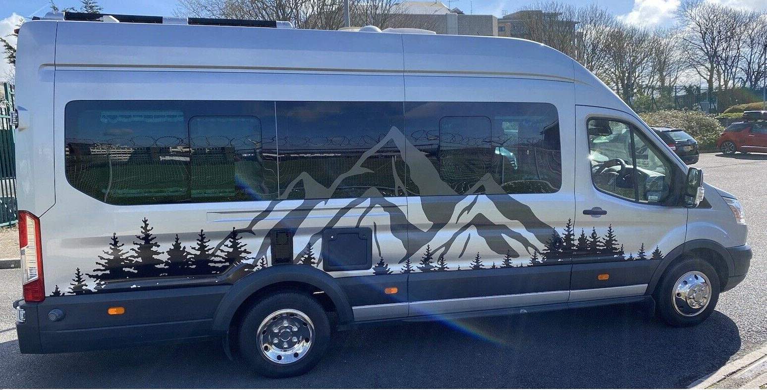 No.1043 Universal Fitting Motorhome Caravan Graphics Decals Stickers ...