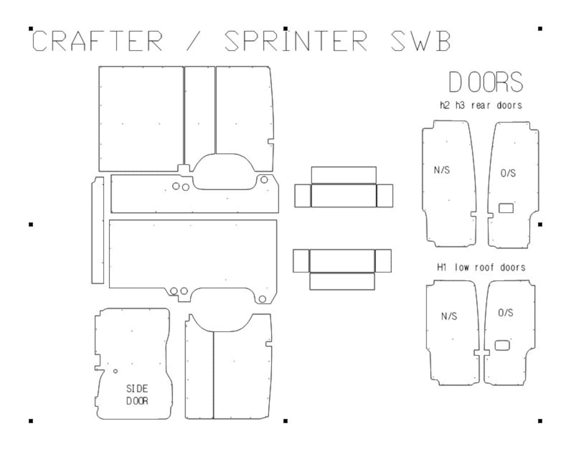 Ply Lining Templates DXF Files Cad Files Ready to Cut Over - Etsy