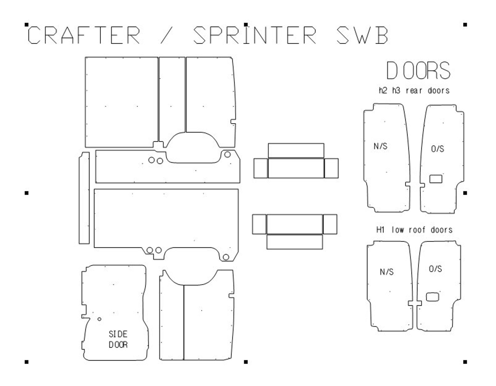 Ply Lining Templates DXF Files, Cad Files Ready to Cut, Over 110 Files ...