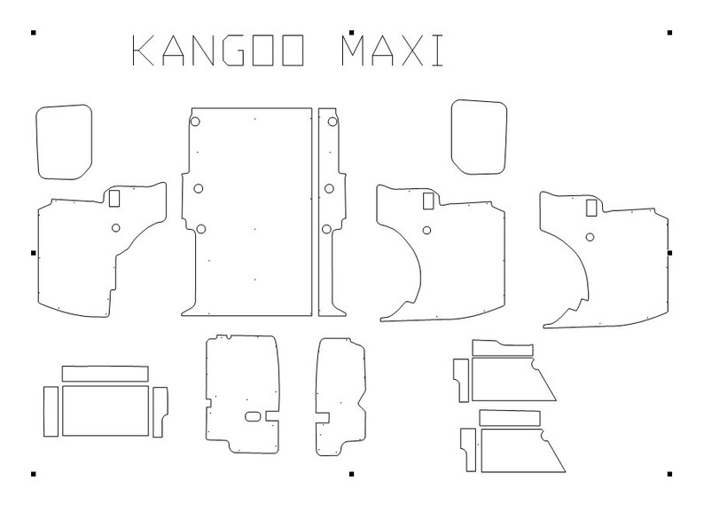 Ply Lining Templates DXF Files, Cad Files Ready to Cut, Over 110 Files ...