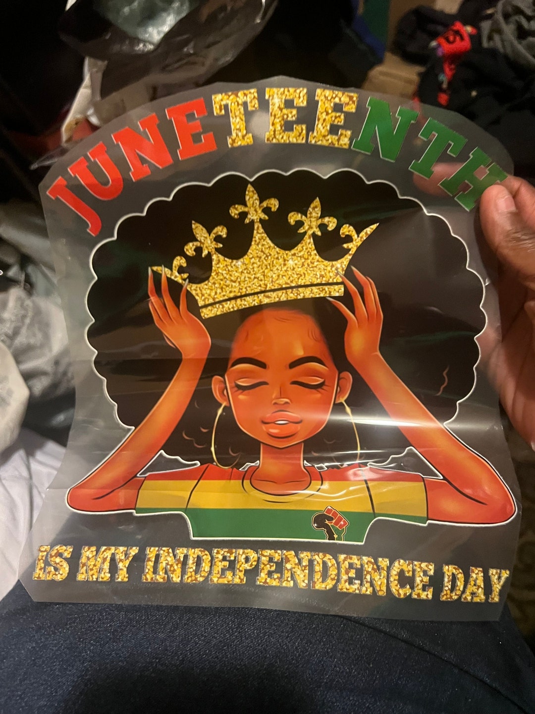 Juneteenth Afro Crown - Etsy