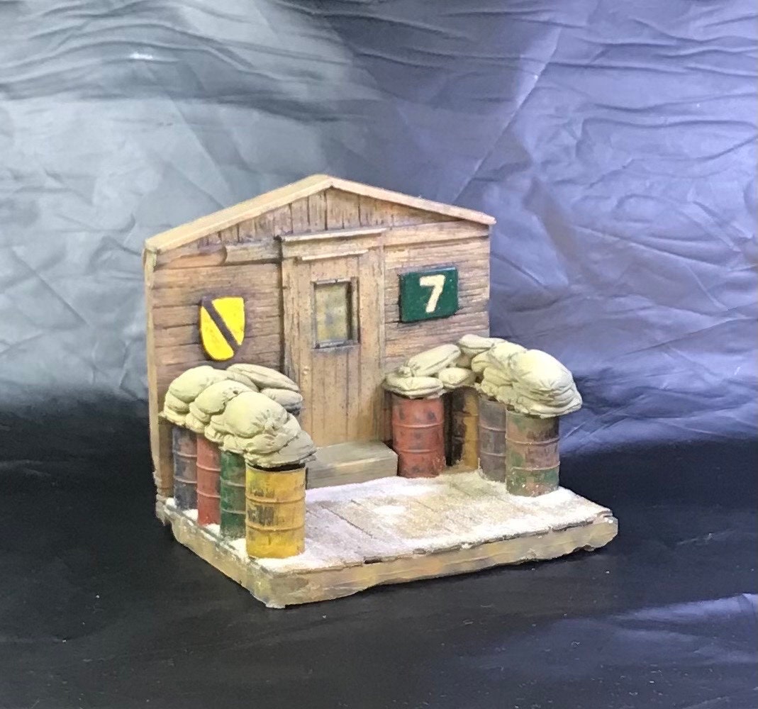 1/35 Vietnam War Vingette Camp Base Diorama Unit Resin Casting Scale ...