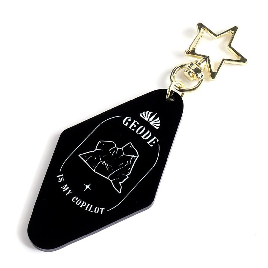 Geode is My Copilot Keychain - Etsy
