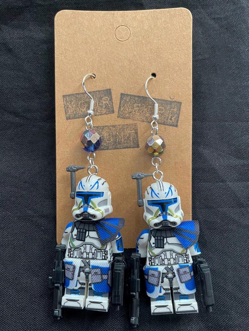The Clone Captain Earrings - Etsy