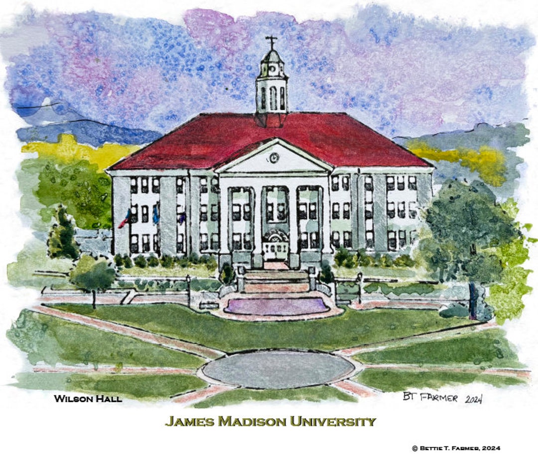 Wilson Hall at James Madison University - Etsy