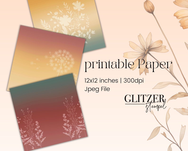 Printable Paper Digital Paper Paper Printable Motif Paper - Etsy
