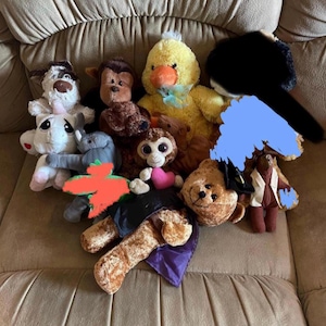 Stuffie Rehoming // Used Stuffed Animals // Repurposing // New Life ...
