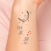 Lasso the Moon Temporary Tattoo / Boy and Girl Tattoo - Etsy