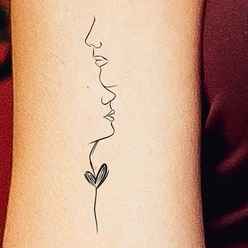 Lasso the Moon Temporary Tattoo / Boy and Girl Tattoo - Etsy