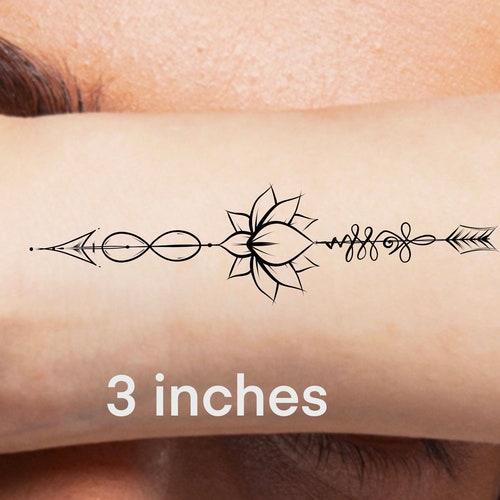 Arrow Temporary Tattoo - Etsy