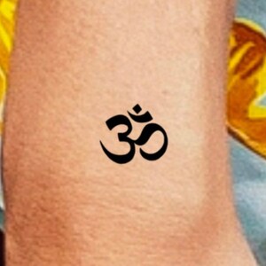 Small Ohm Temporary Tattoo / Ohm Tattoo / Wrist Tattoo / Little Cute ...