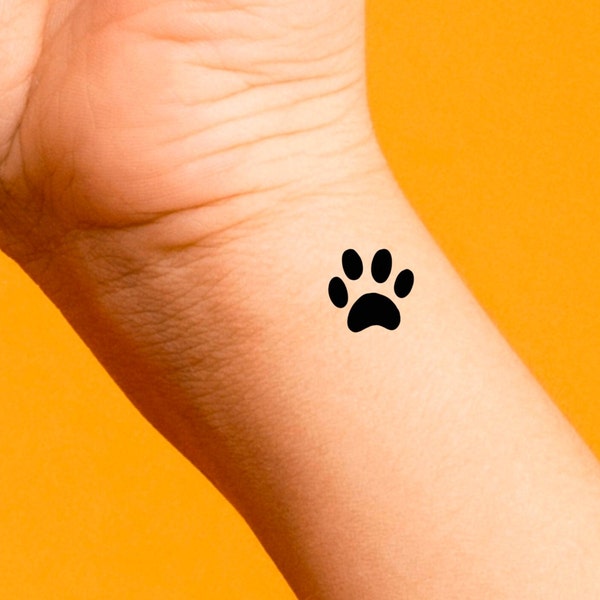 Small Paw Tattoo - Etsy