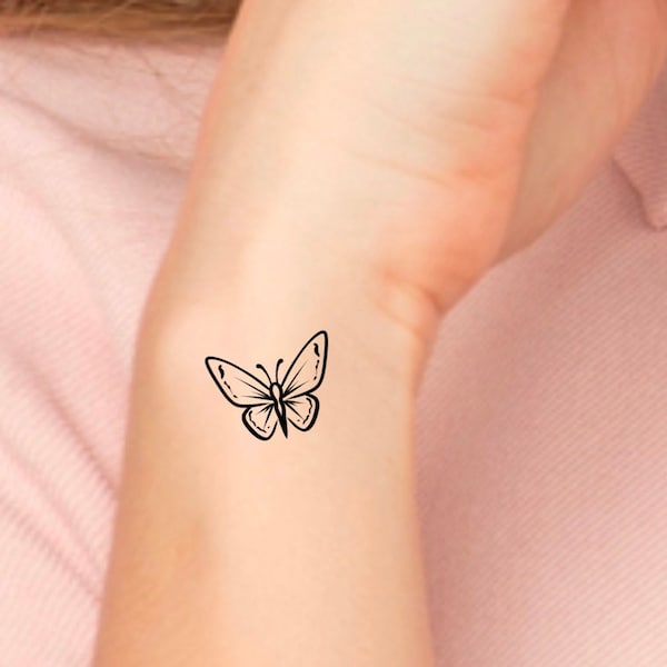 Butterfly Temporary Tattoo - Etsy